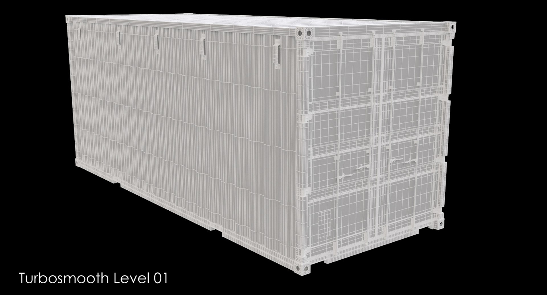 20ft Industrial Container Door 3D Model - TurboSquid 1253118
