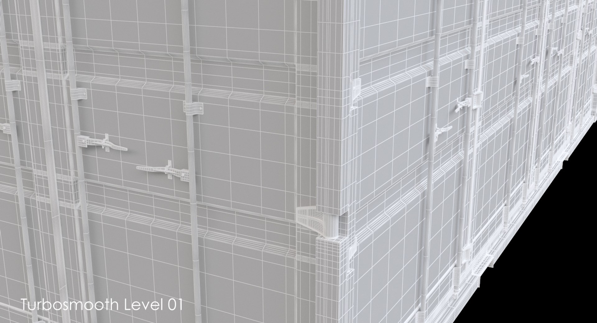 20ft Industrial Container Door 3D Model - TurboSquid 1253118