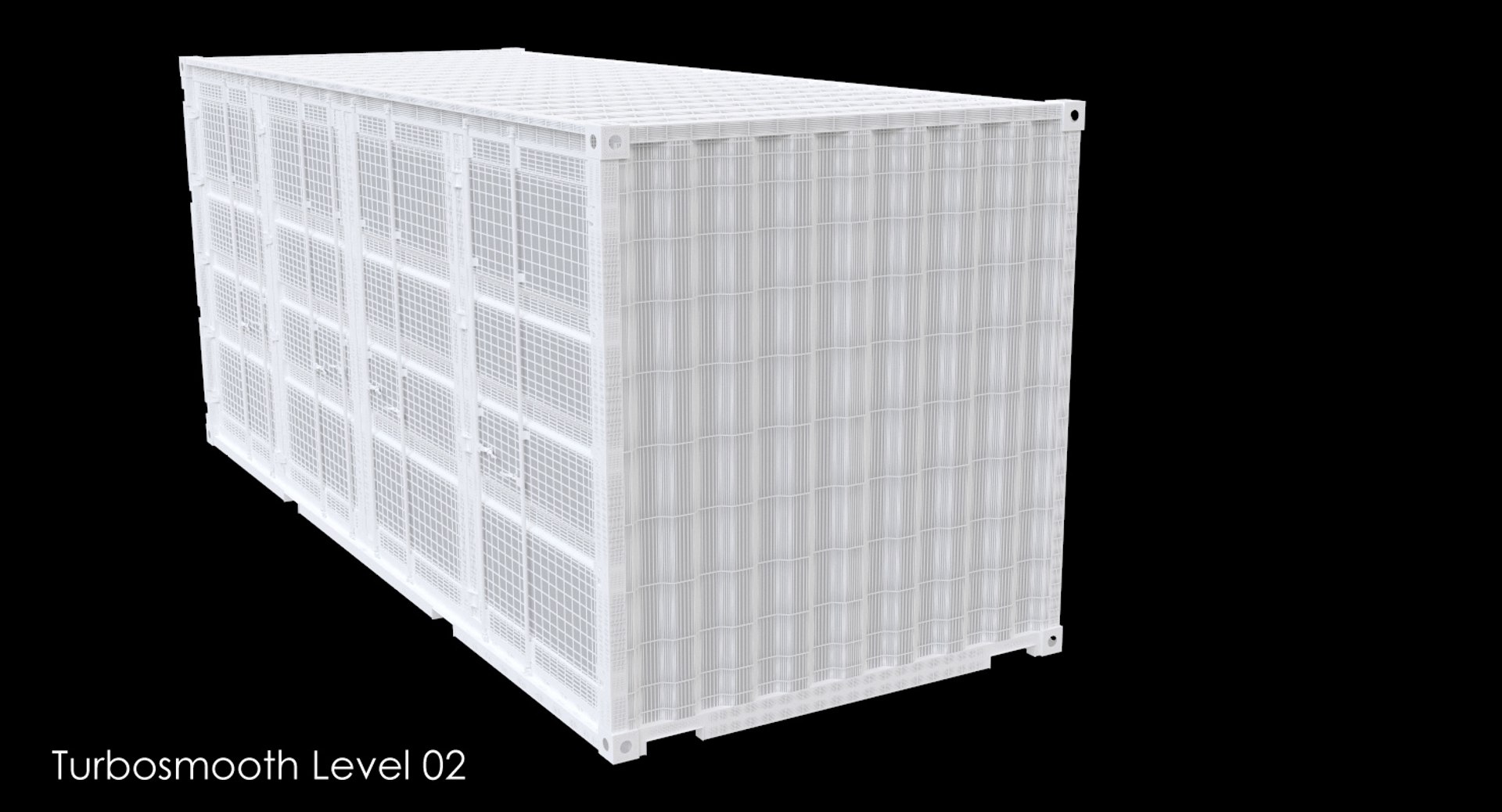 20ft industrial container door 3D model - TurboSquid 1253118