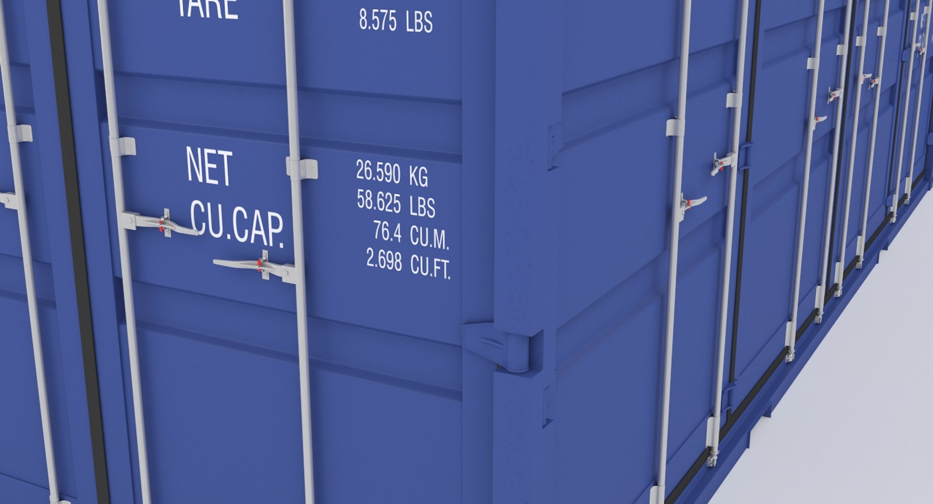 20ft Industrial Container Door 3D Model - TurboSquid 1253118