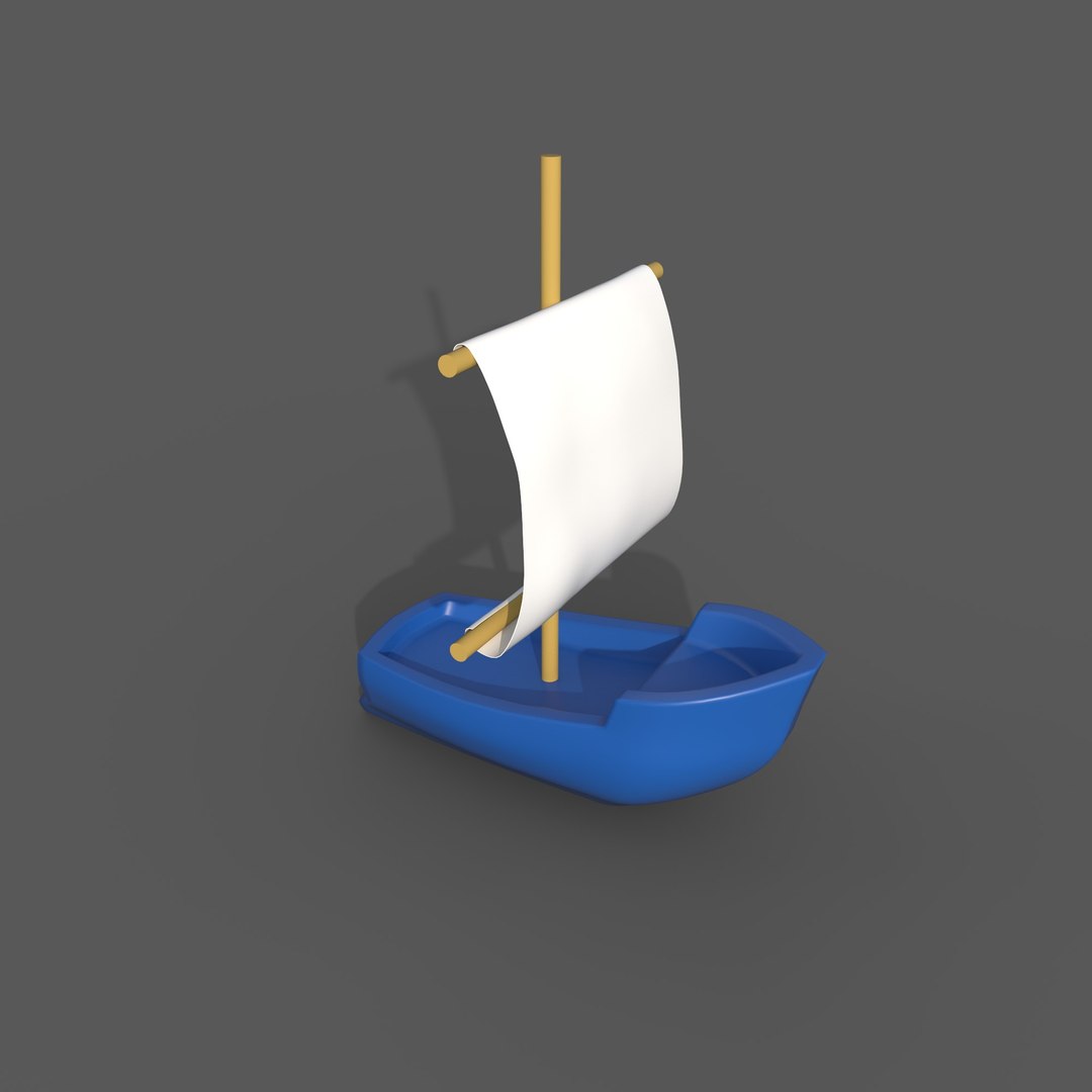 Toy Boat Model - TurboSquid 2035076