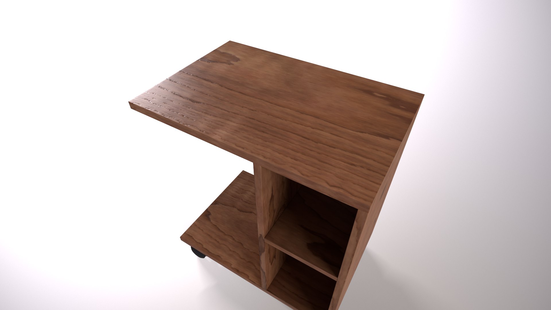 Heather Side Table teak finish 3D model - TurboSquid 1718872