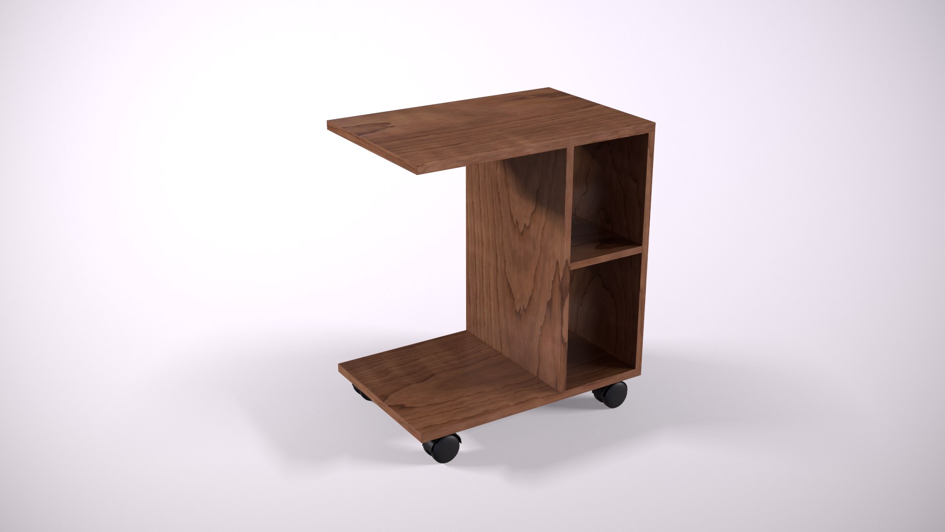 Heather Side Table teak finish 3D model - TurboSquid 1718872