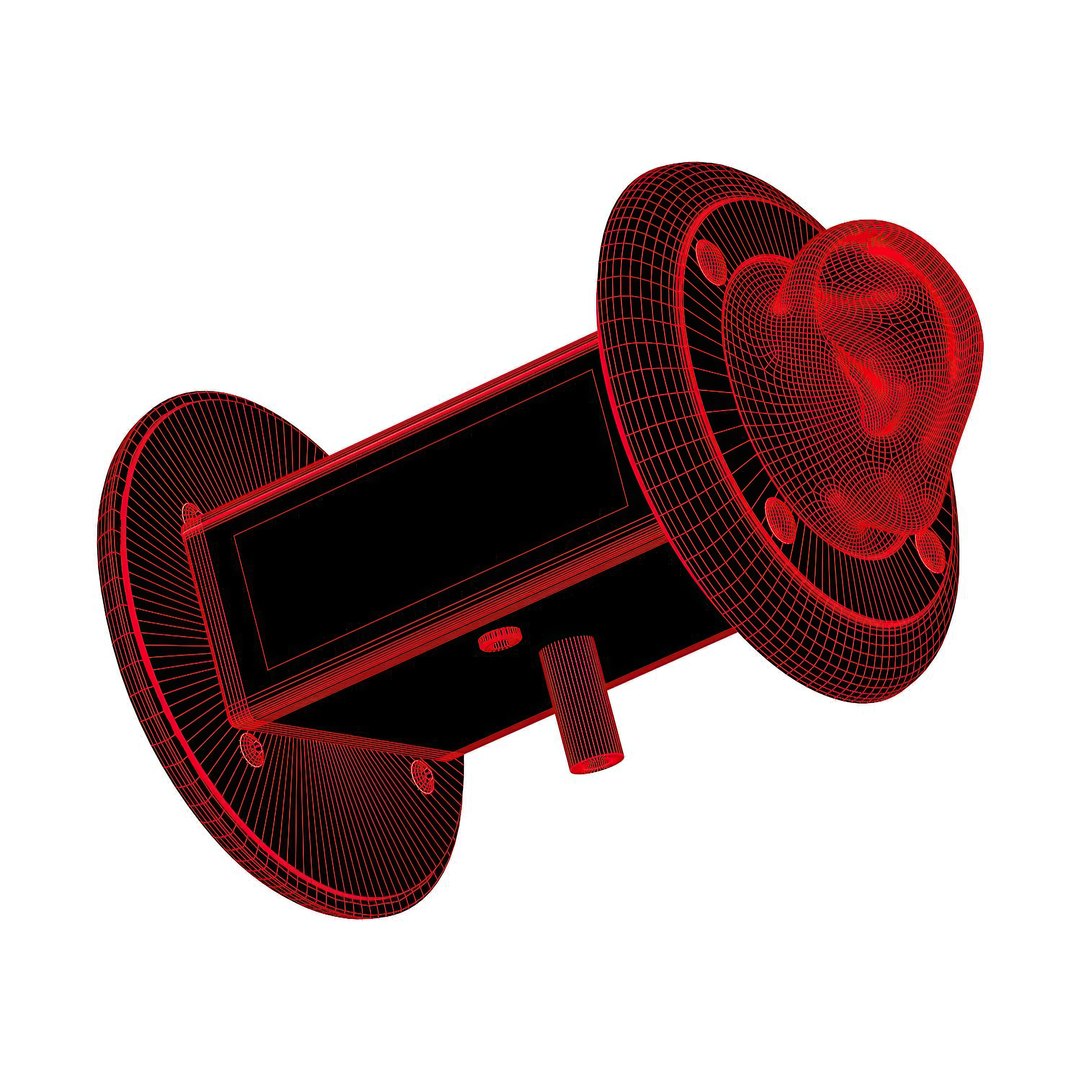 3Dio FS Free Space Binaural Microphone 3D Model - TurboSquid 2309708