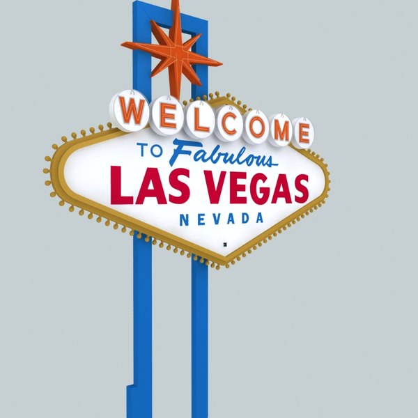 Las Vegas Sign 3D Models for Download | TurboSquid