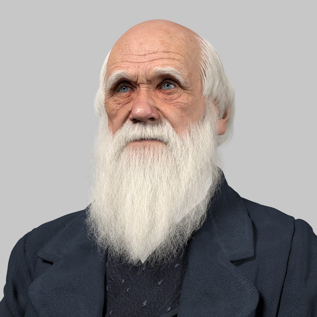 3D Charles Darwin Model - TurboSquid 1186678