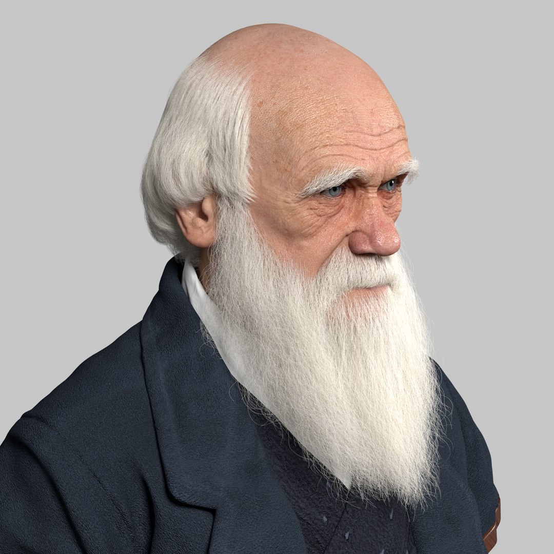 3D Charles Darwin Model - TurboSquid 1186678