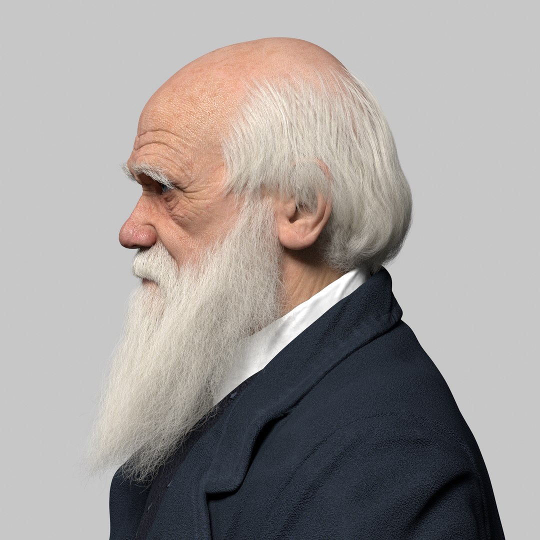 3D Charles Darwin Model - TurboSquid 1186678