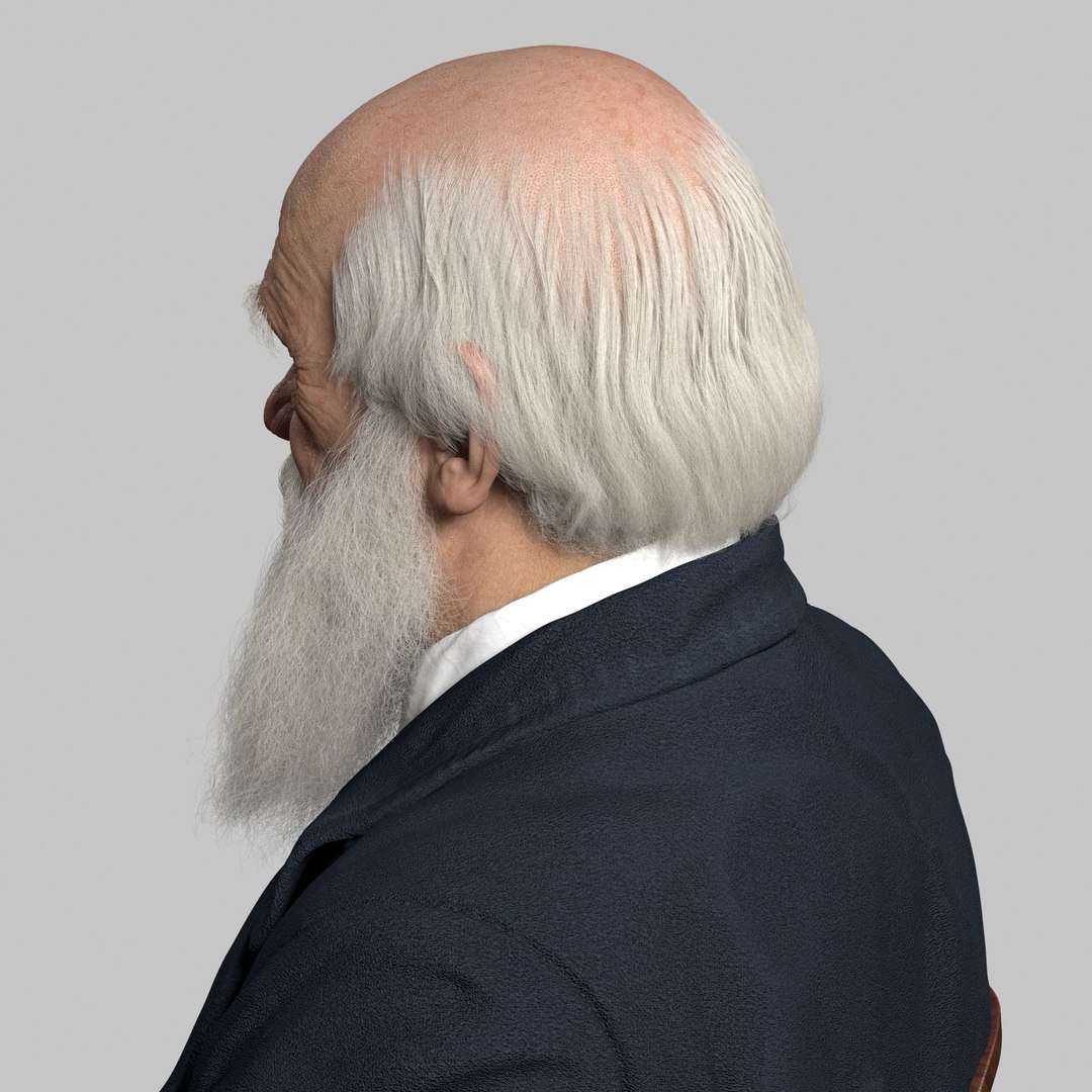 3D Charles Darwin Model - TurboSquid 1186678