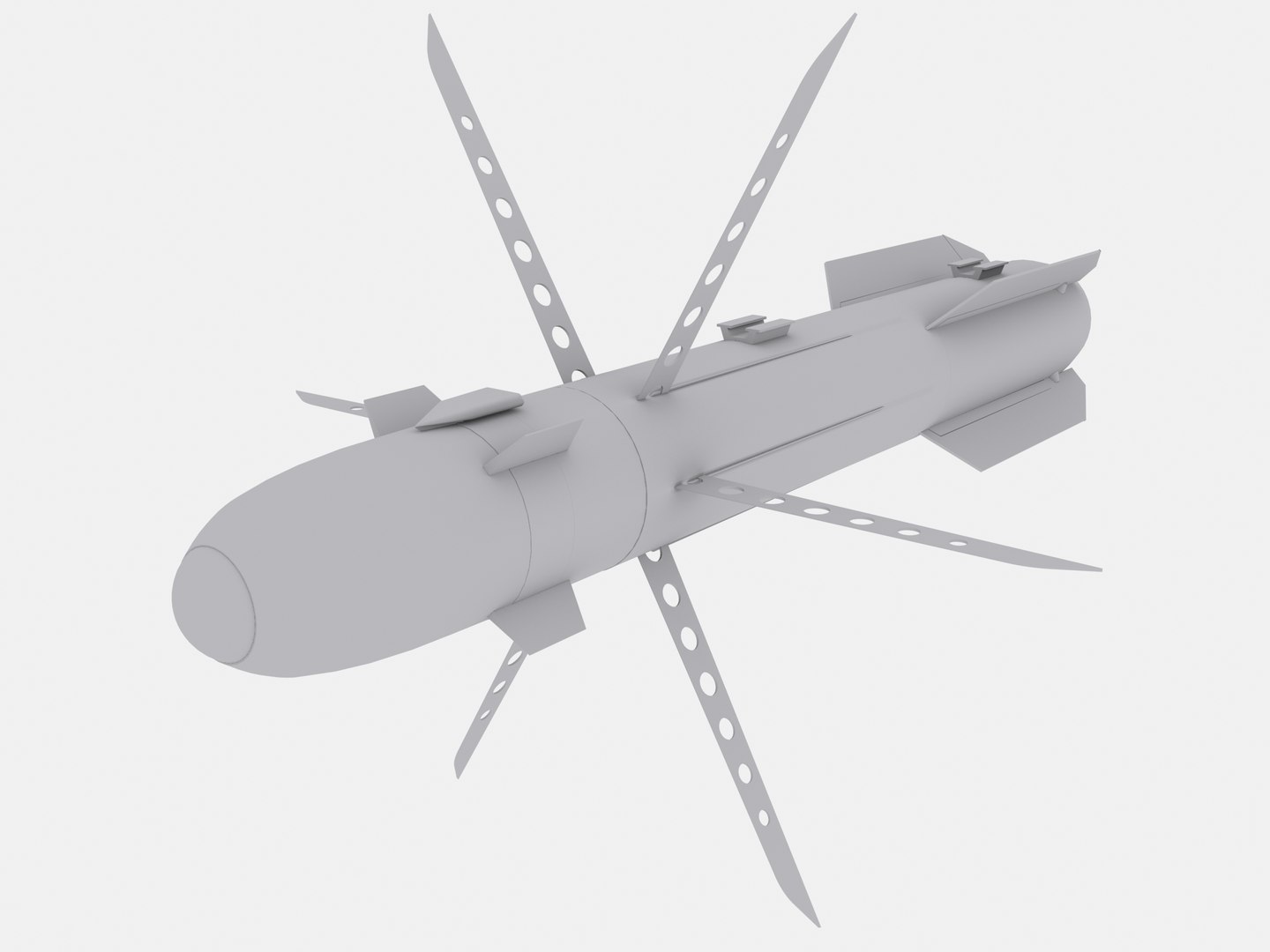 3D Model AGM-114R9X Hellfire Missile - TurboSquid 2014934