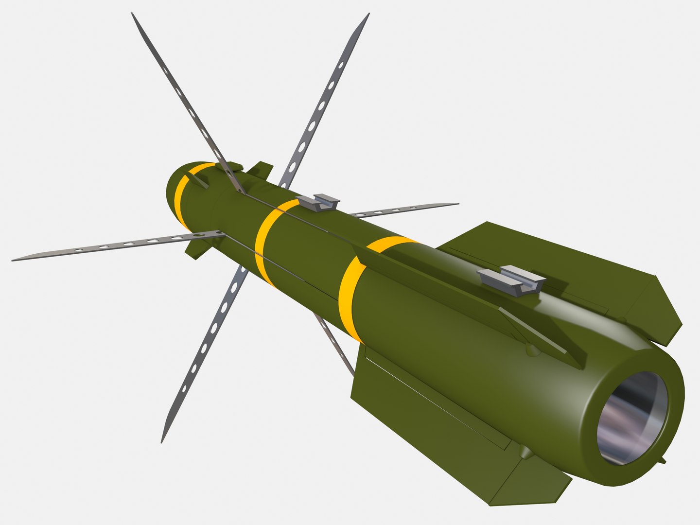 3D Model AGM-114R9X Hellfire Missile - TurboSquid 2014934