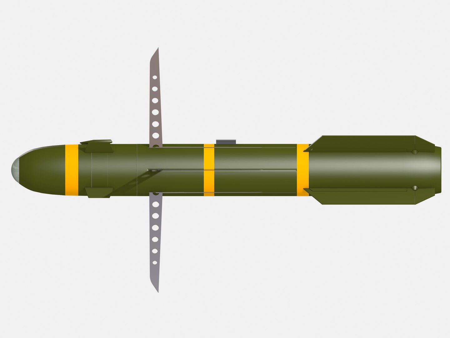 3D Model AGM-114R9X Hellfire Missile - TurboSquid 2014934