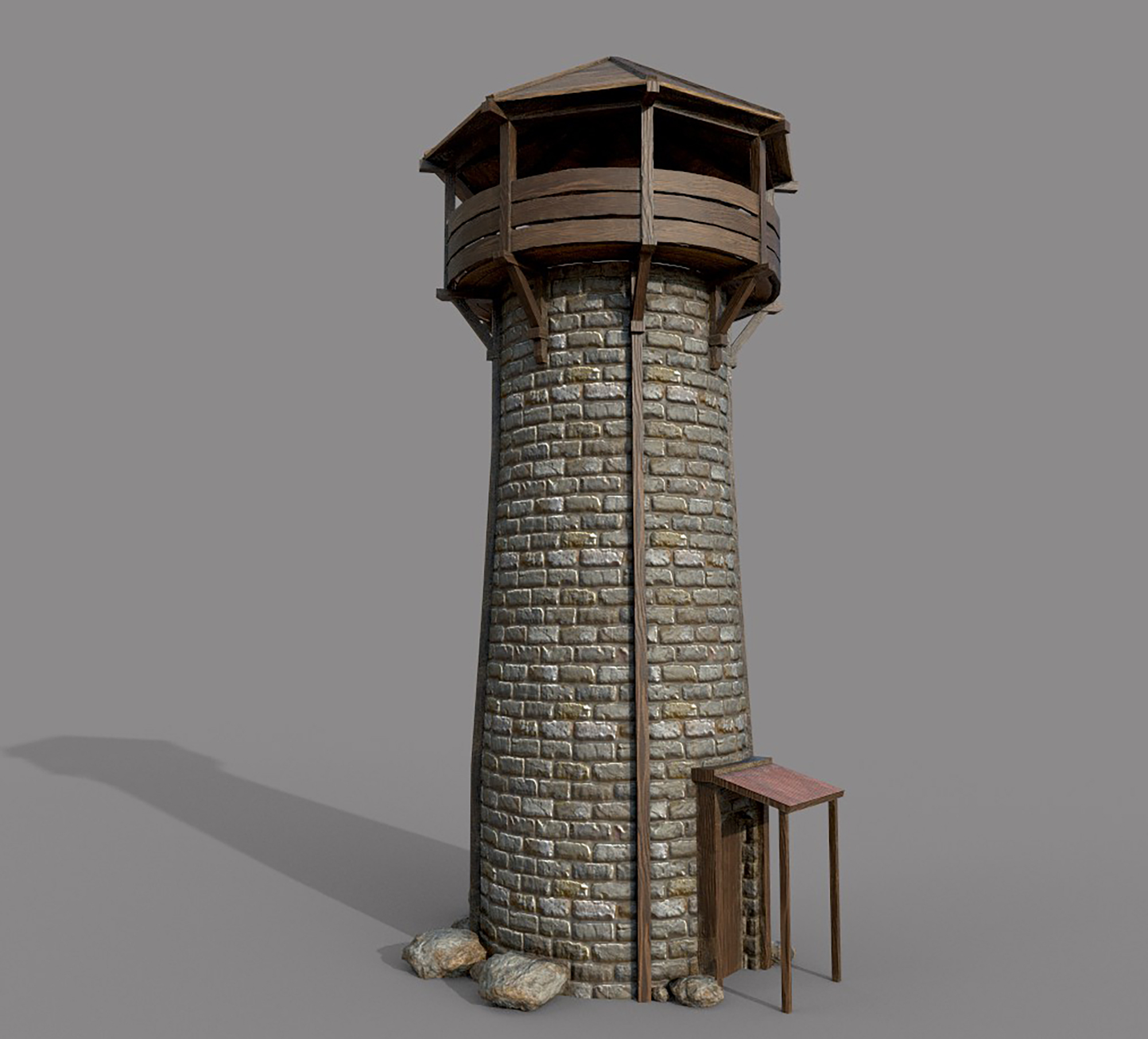 Watch Tower 3D model - TurboSquid 1753046