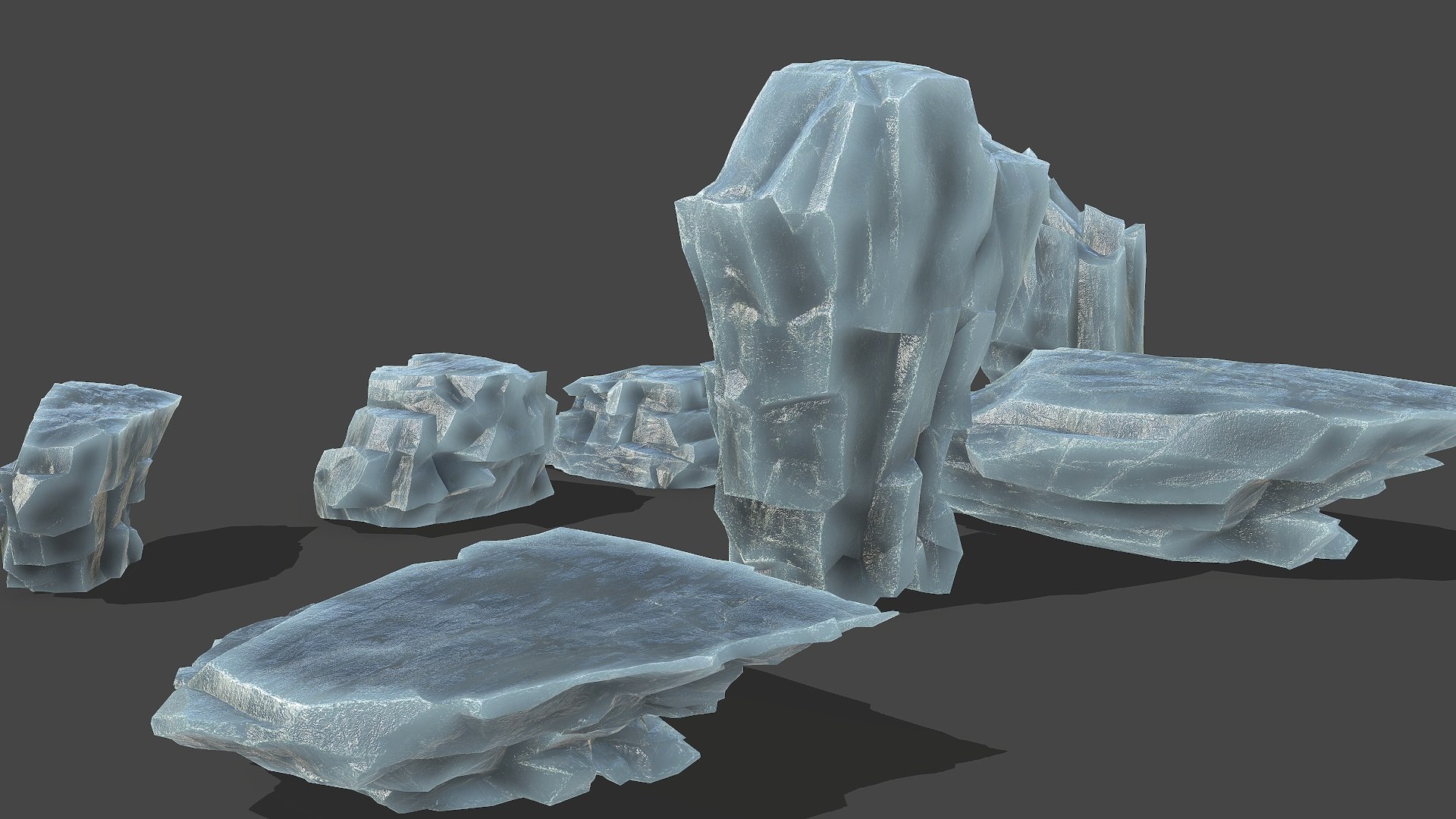 Ice rock 13 3D model - TurboSquid 2047239