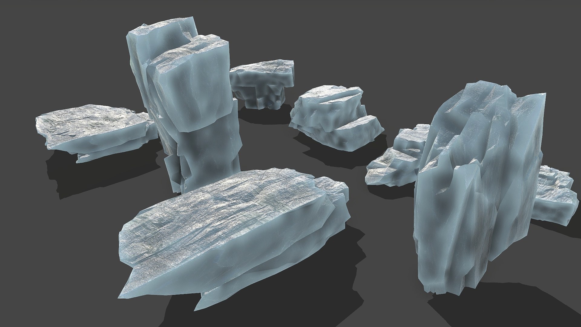 Ice rock 13 3D model - TurboSquid 2047239
