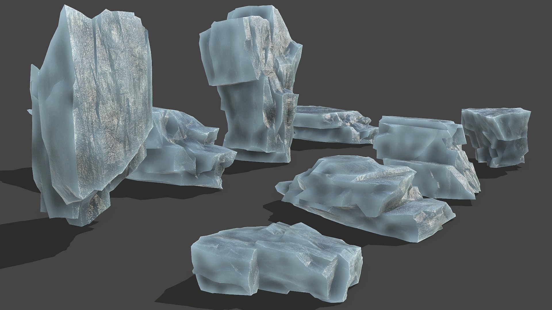 Ice rock 13 3D model - TurboSquid 2047239