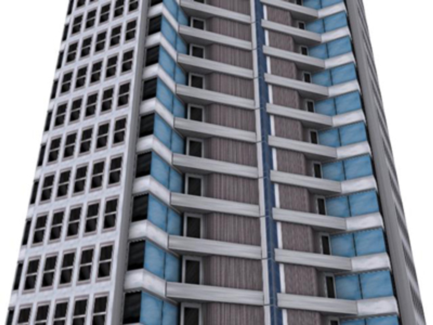 Max Modern City Buildings Low-poly