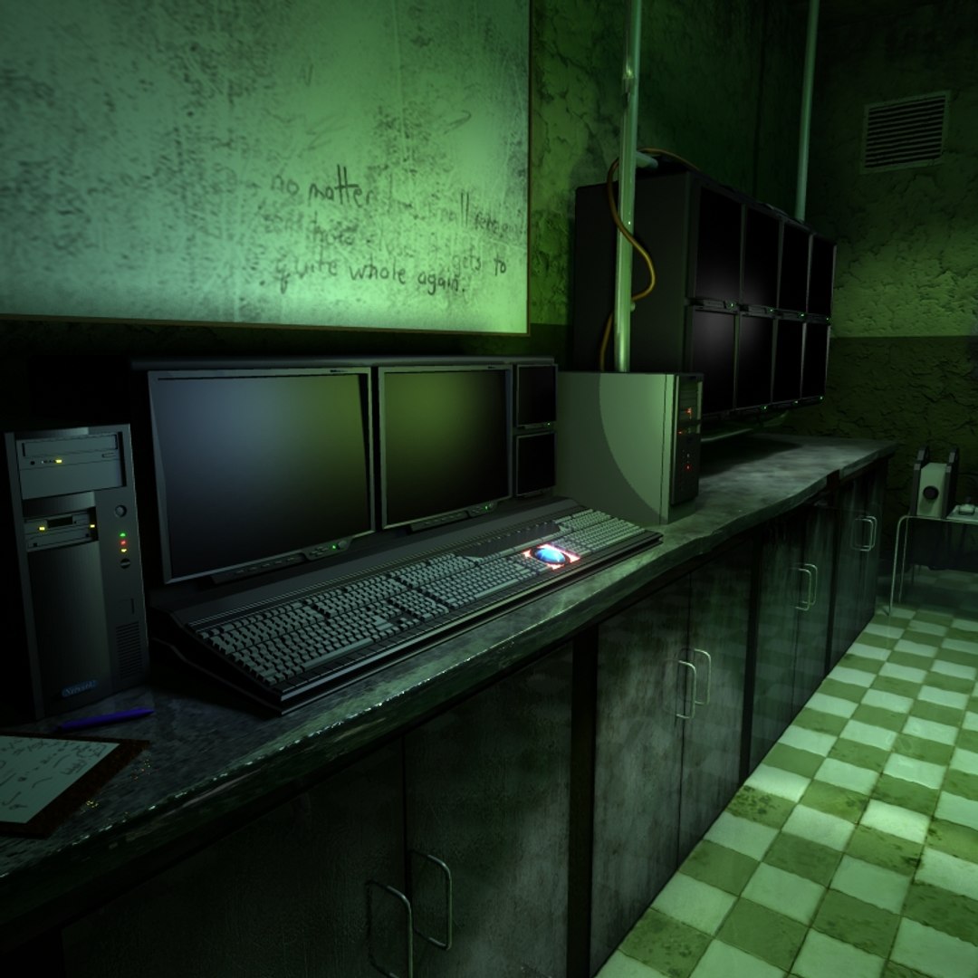 Laboratory Scene Obj