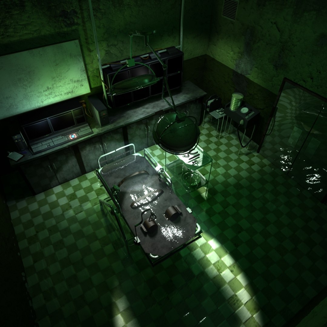 Laboratory Scene Obj