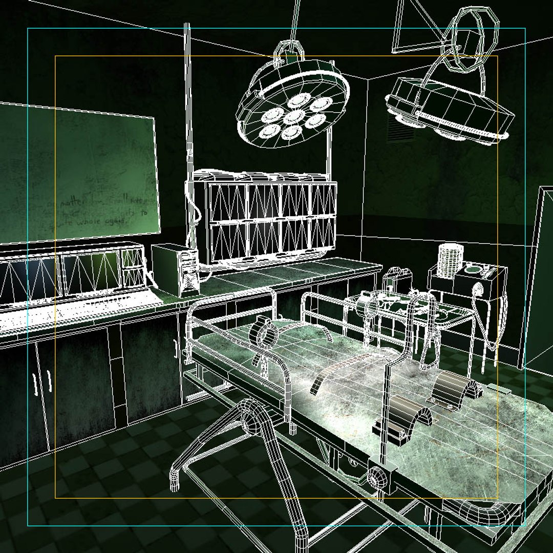 Laboratory Scene Obj