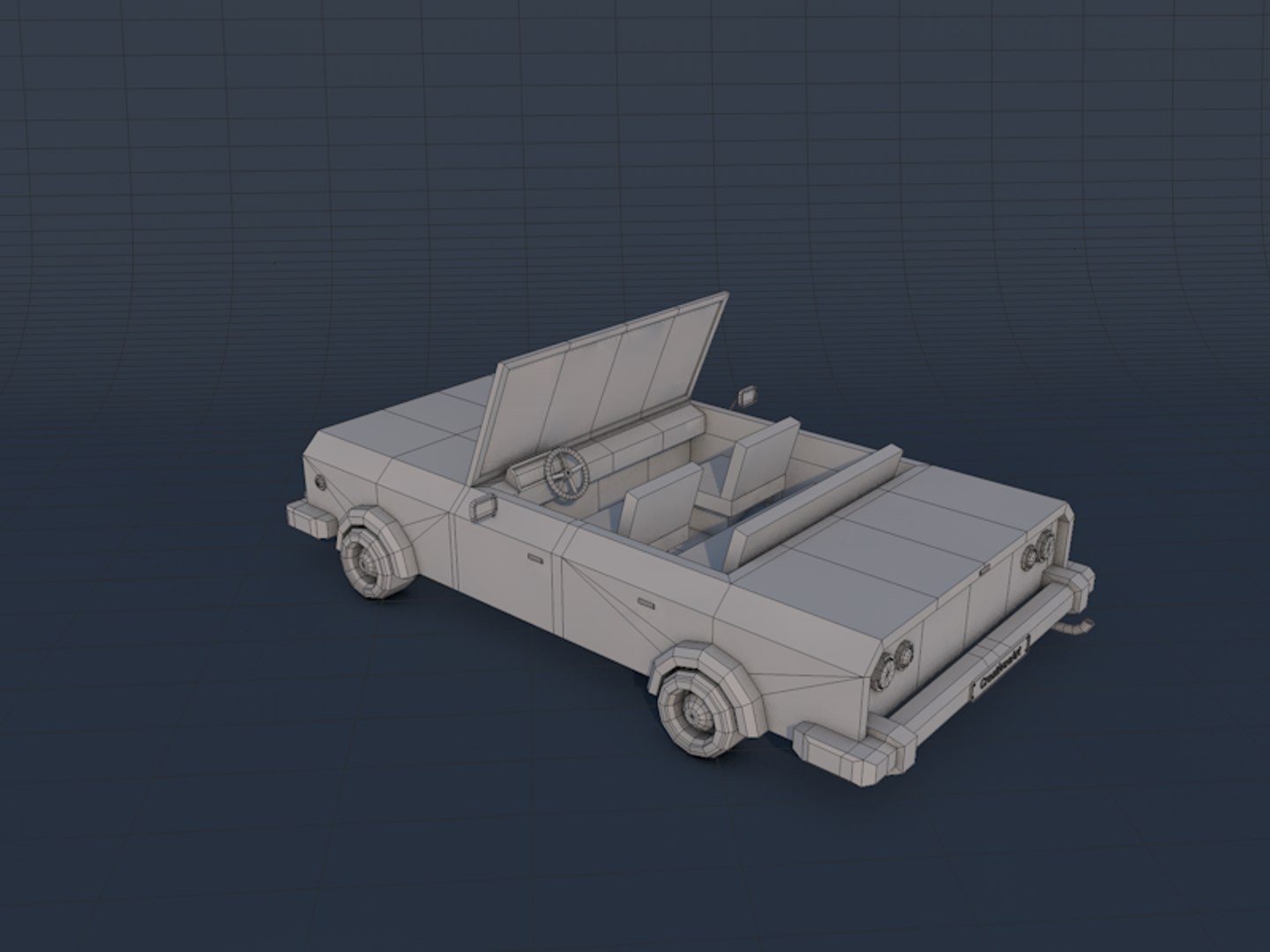 3d Cabriolet Cabrio Model
