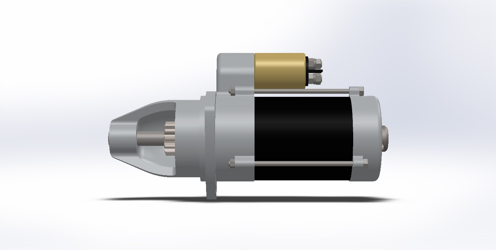 Car Starter Motor 3d 3ds