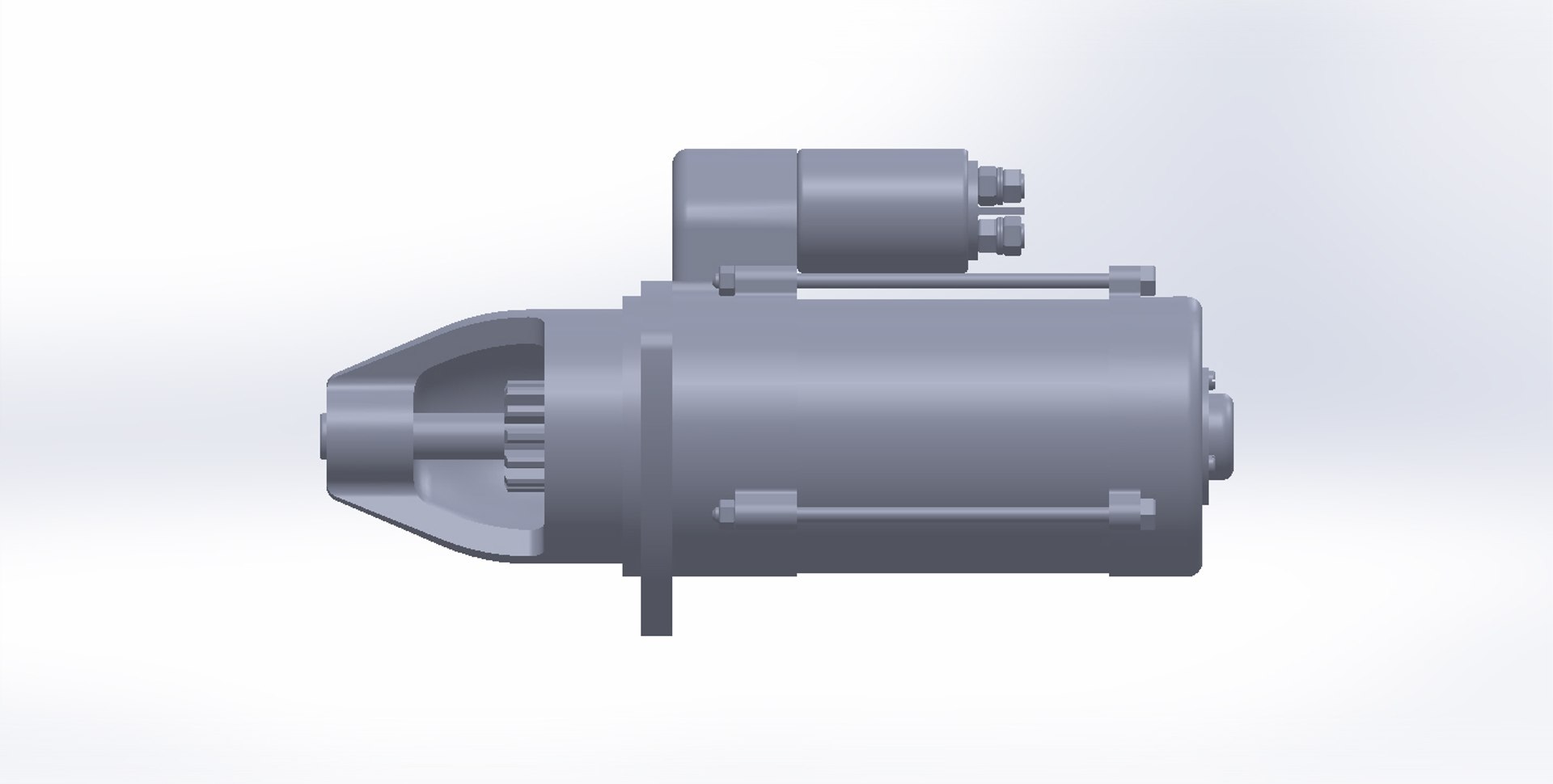 Car Starter Motor 3d 3ds