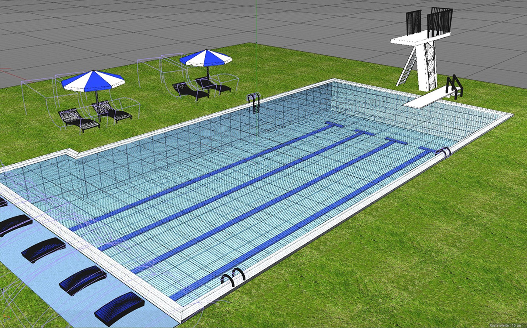 Swimming pool 3D - TurboSquid 1615060