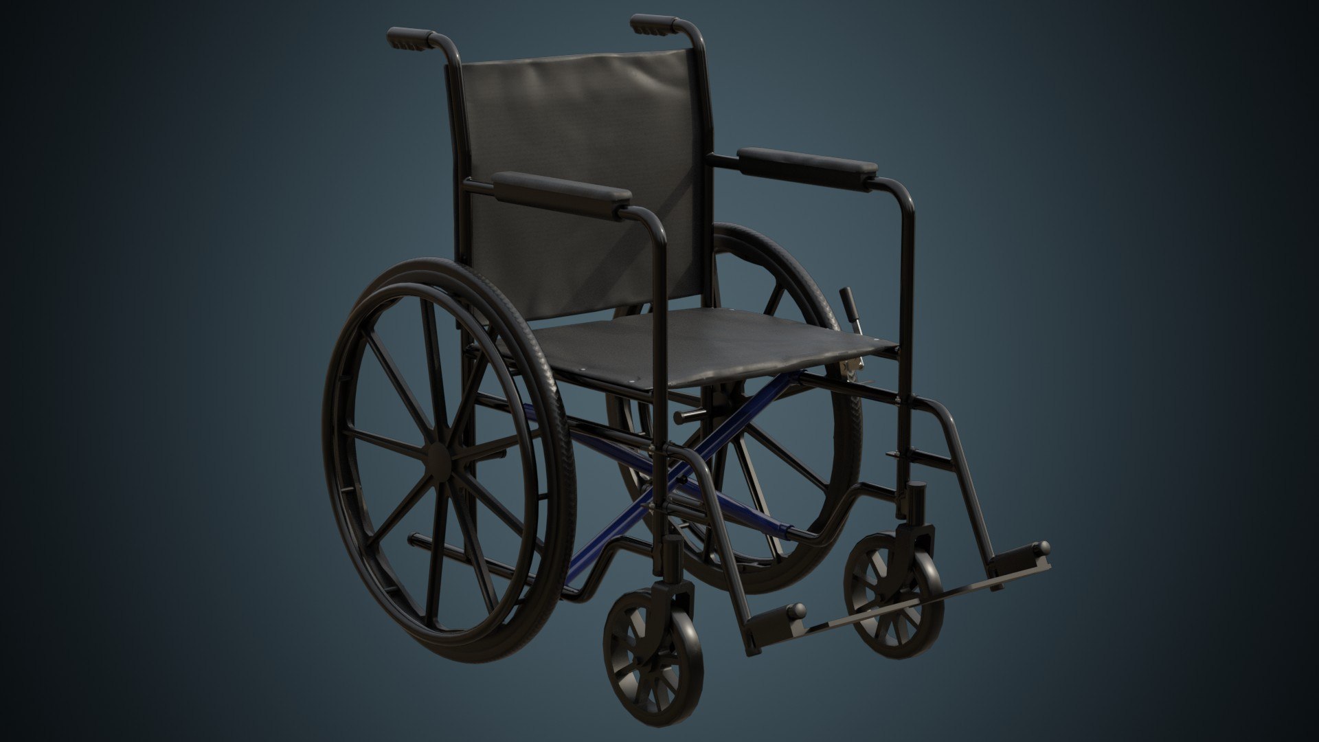 3D Wheelchair 2A - TurboSquid 2084650