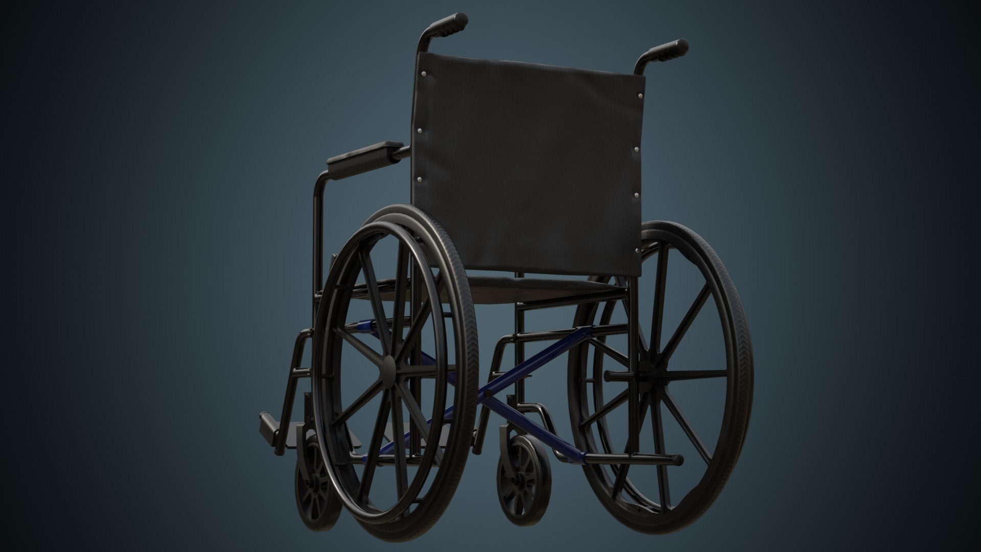 3D Wheelchair 2A - TurboSquid 2084650