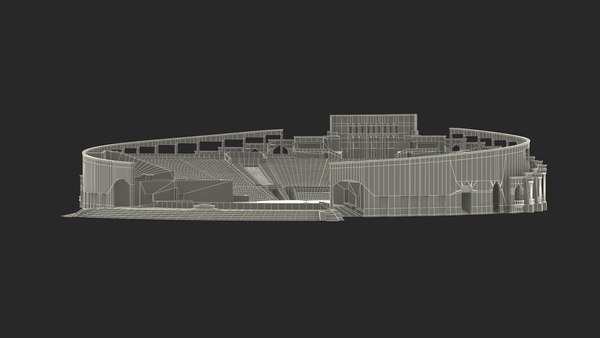 modelo 3d Estructura del anfiteatro Katara - TurboSquid 2290421