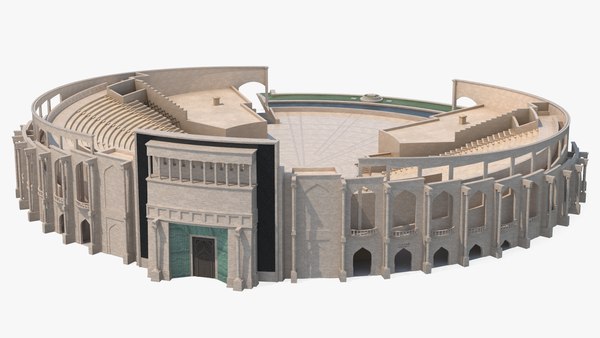 modelo 3d Estructura del anfiteatro Katara - TurboSquid 2290421