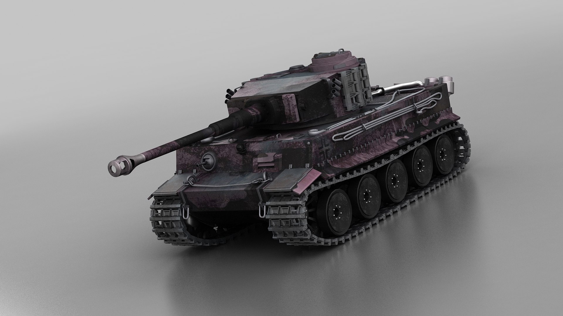 Panzerkampfwagen World World War 2 German Nazi Wehrmacht 3D Model ...