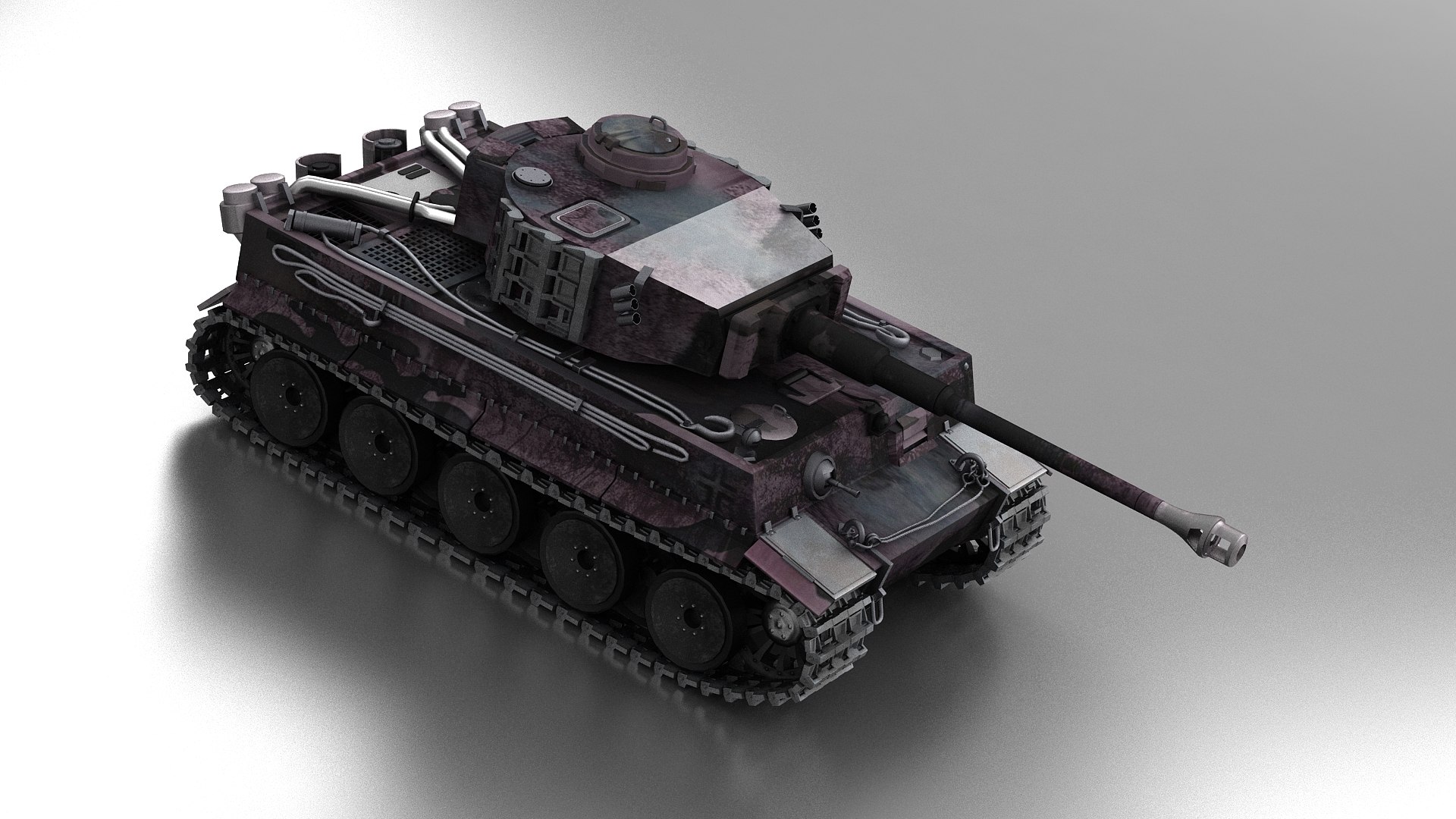 Panzerkampfwagen World World War 2 German Nazi Wehrmacht 3D Model ...