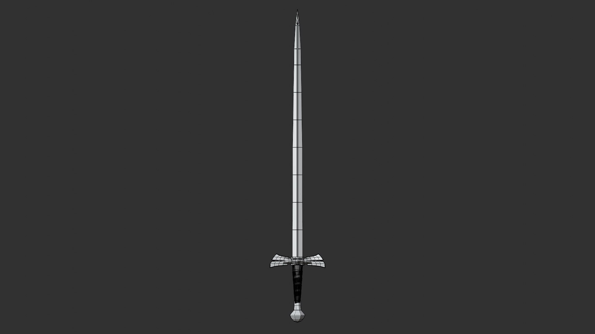 3D Medieval Gilded Longsword - TurboSquid 2254622