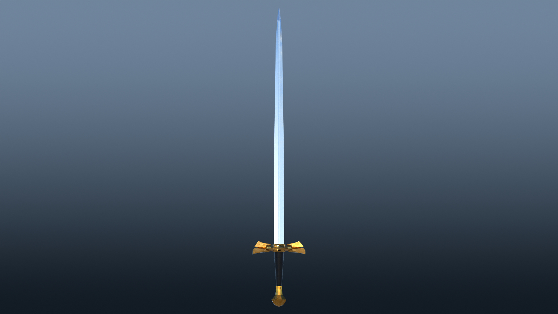 3D Medieval Gilded Longsword - TurboSquid 2254622