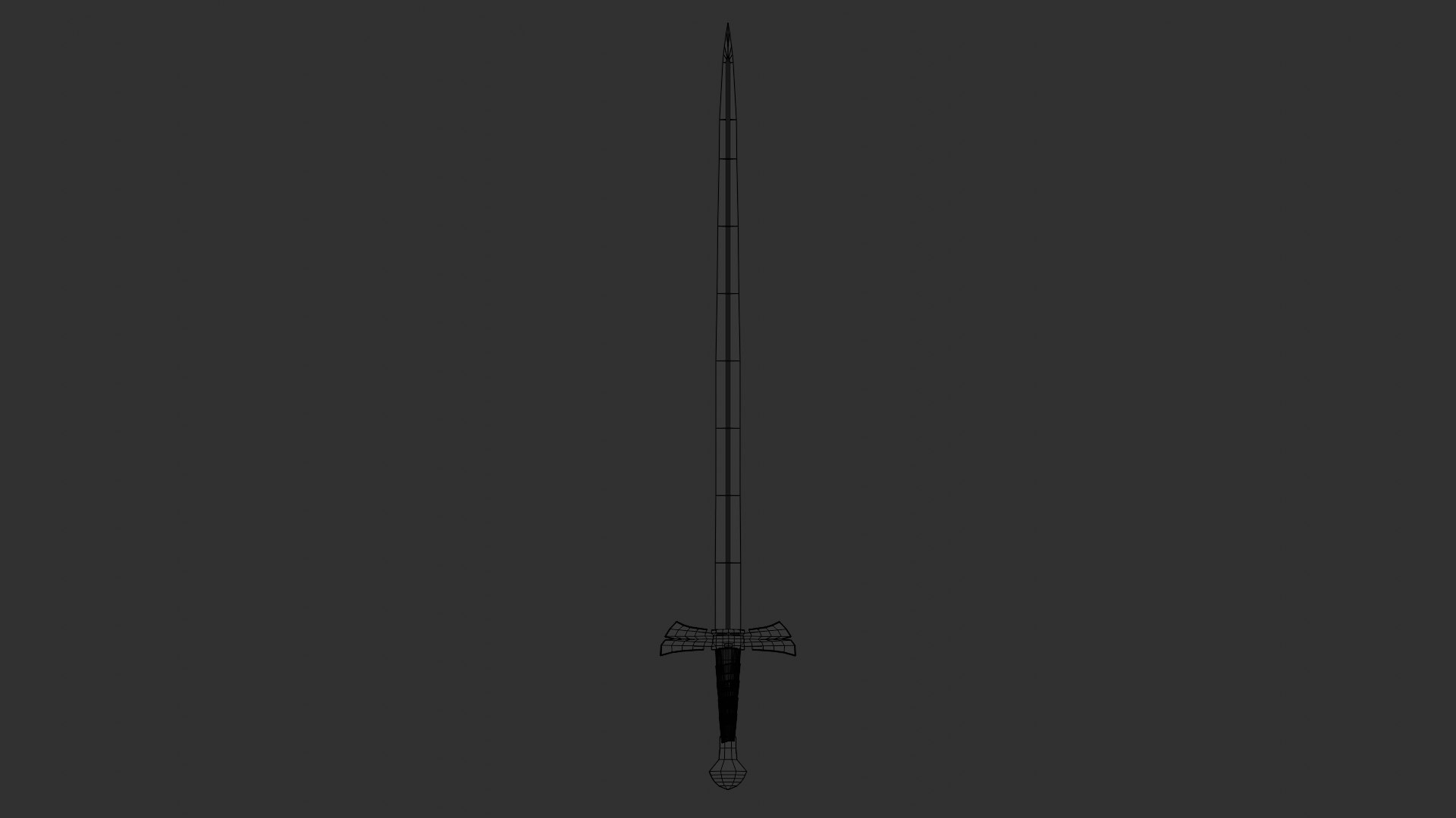 3D Medieval Gilded Longsword - TurboSquid 2254622