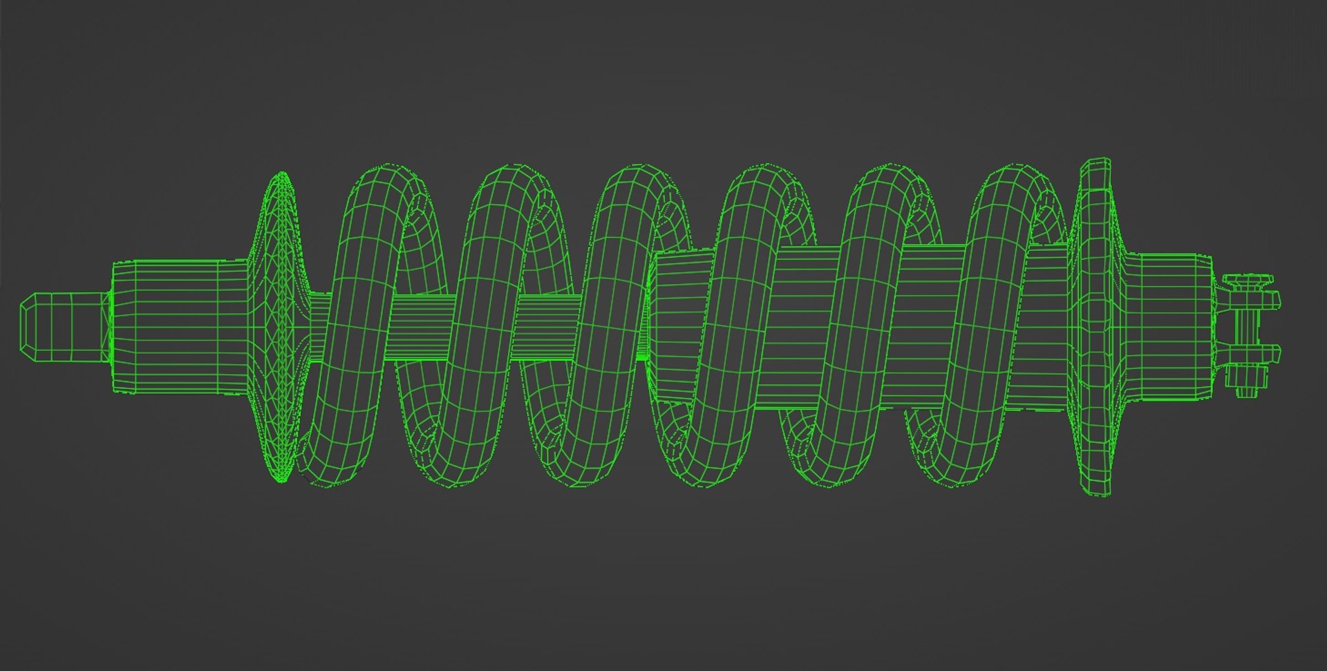 Suspension Spring 3D Model - TurboSquid 1625331