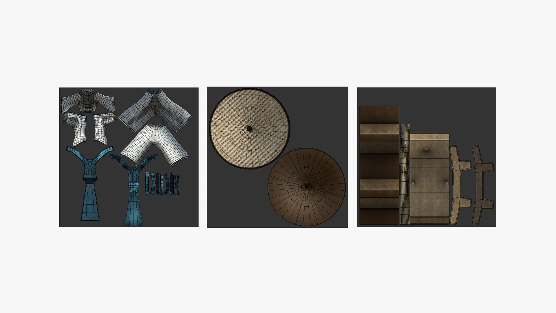 3D model Samurai Old Outfit A02 Raiden - Character Clothing Design ...