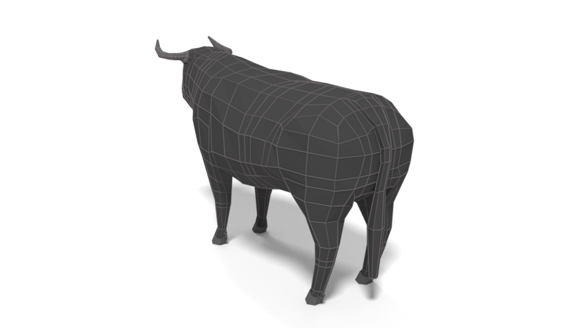 3D Bull Cartoon Model - TurboSquid 1446686