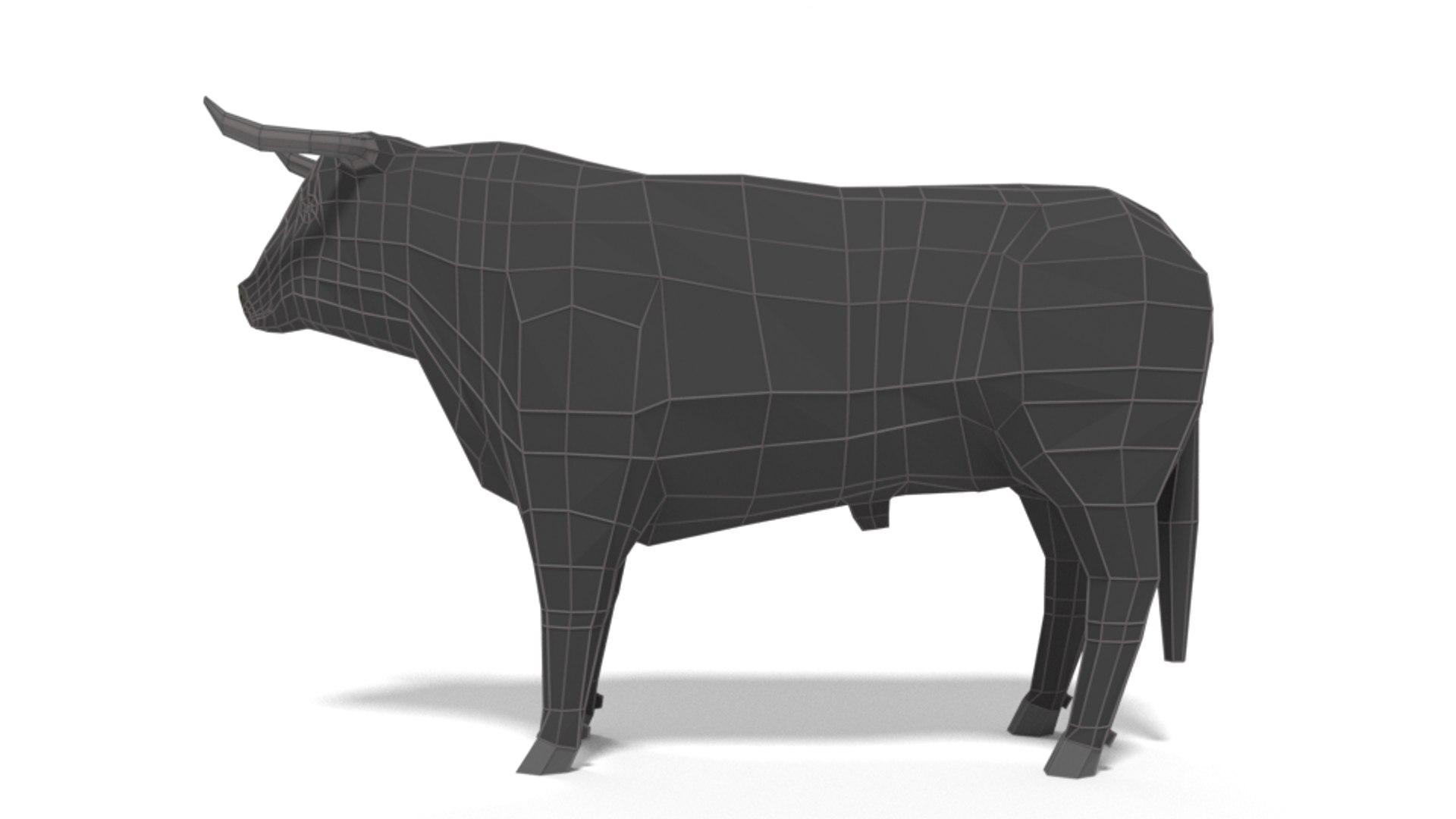 3D Bull Cartoon Model - TurboSquid 1446686