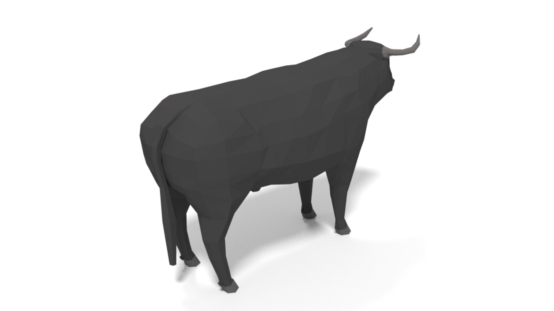 3D Bull Cartoon Model - TurboSquid 1446686
