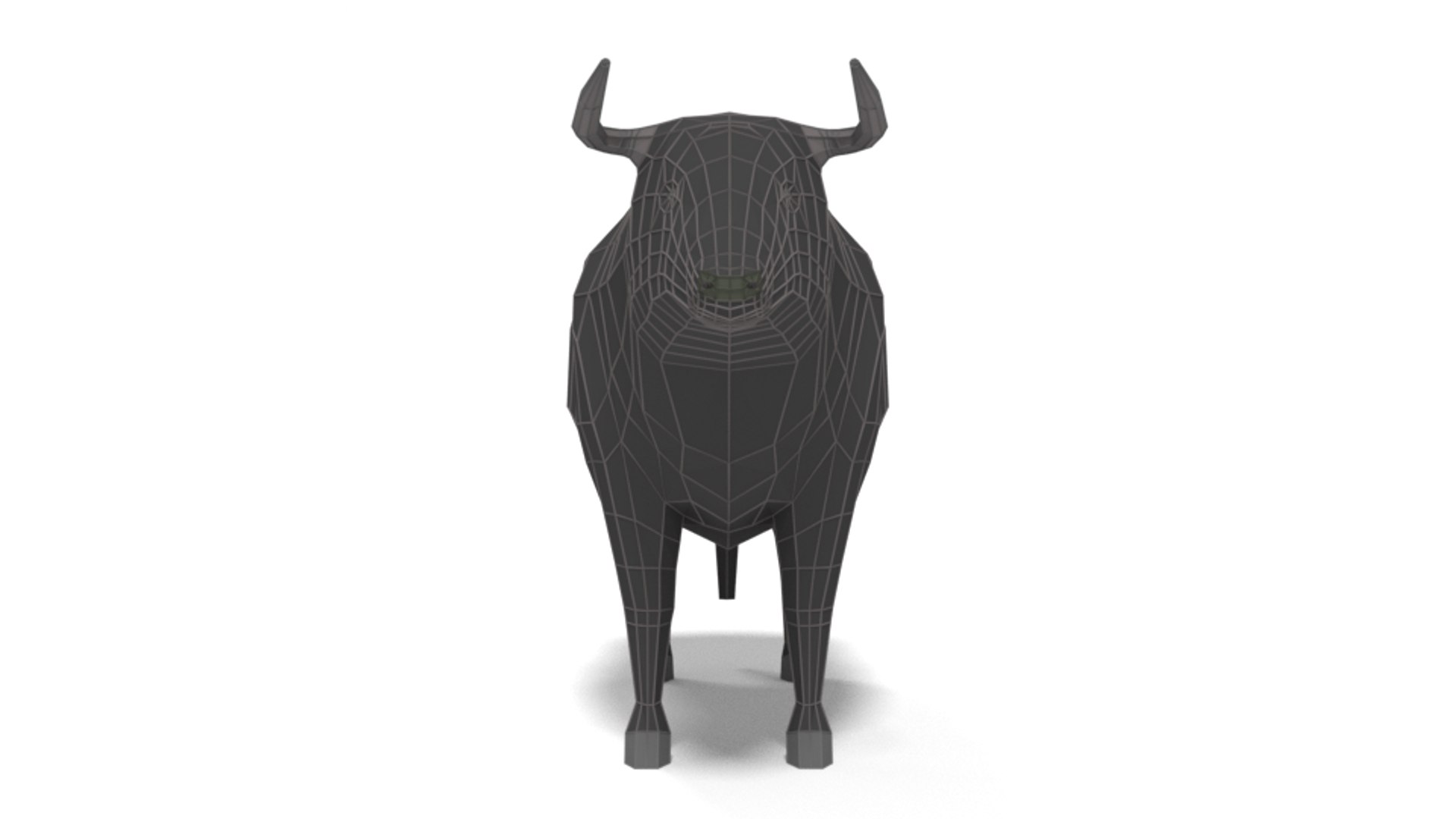 3D Bull Cartoon Model - TurboSquid 1446686