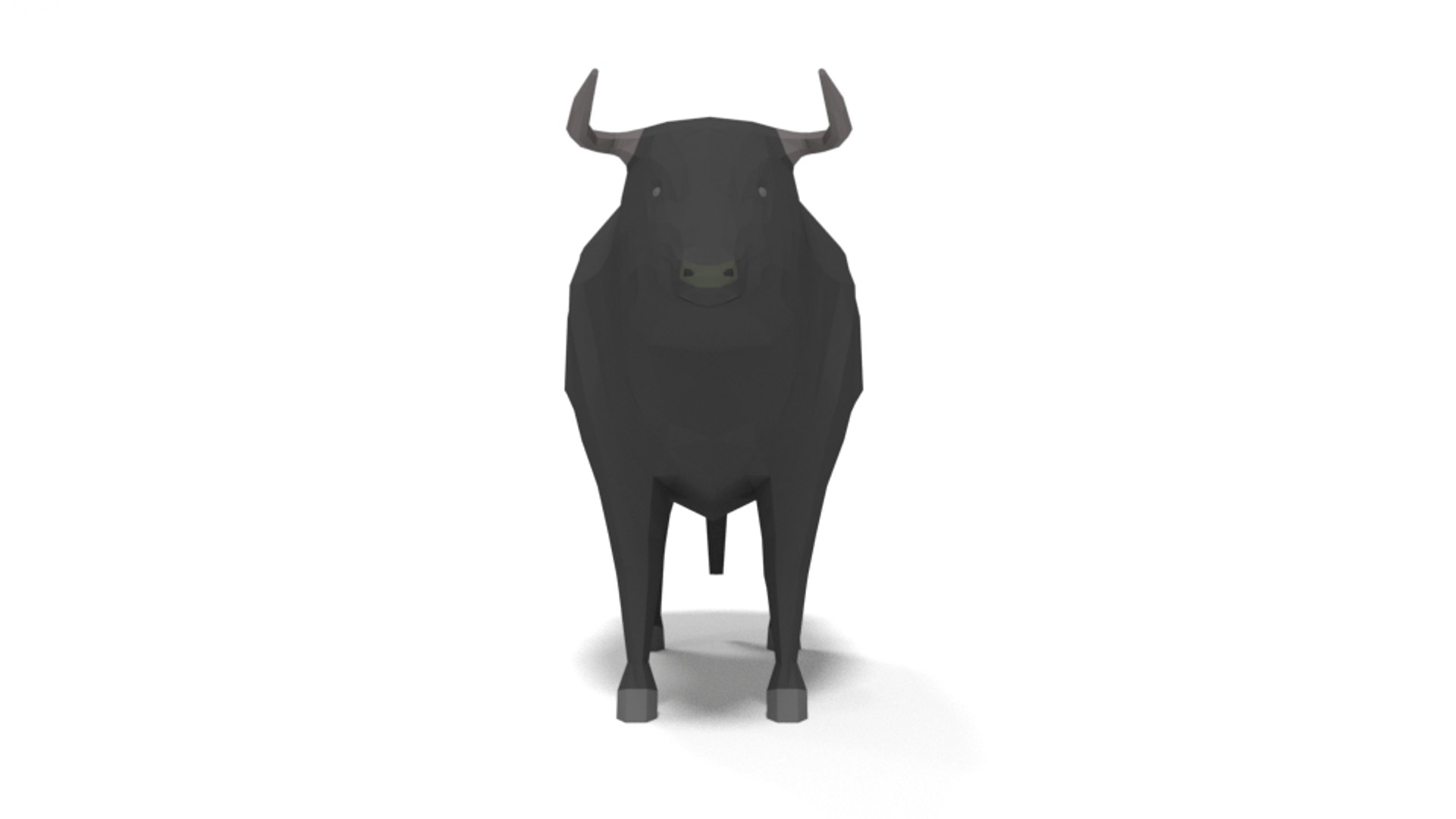 3D Bull Cartoon Model - TurboSquid 1446686