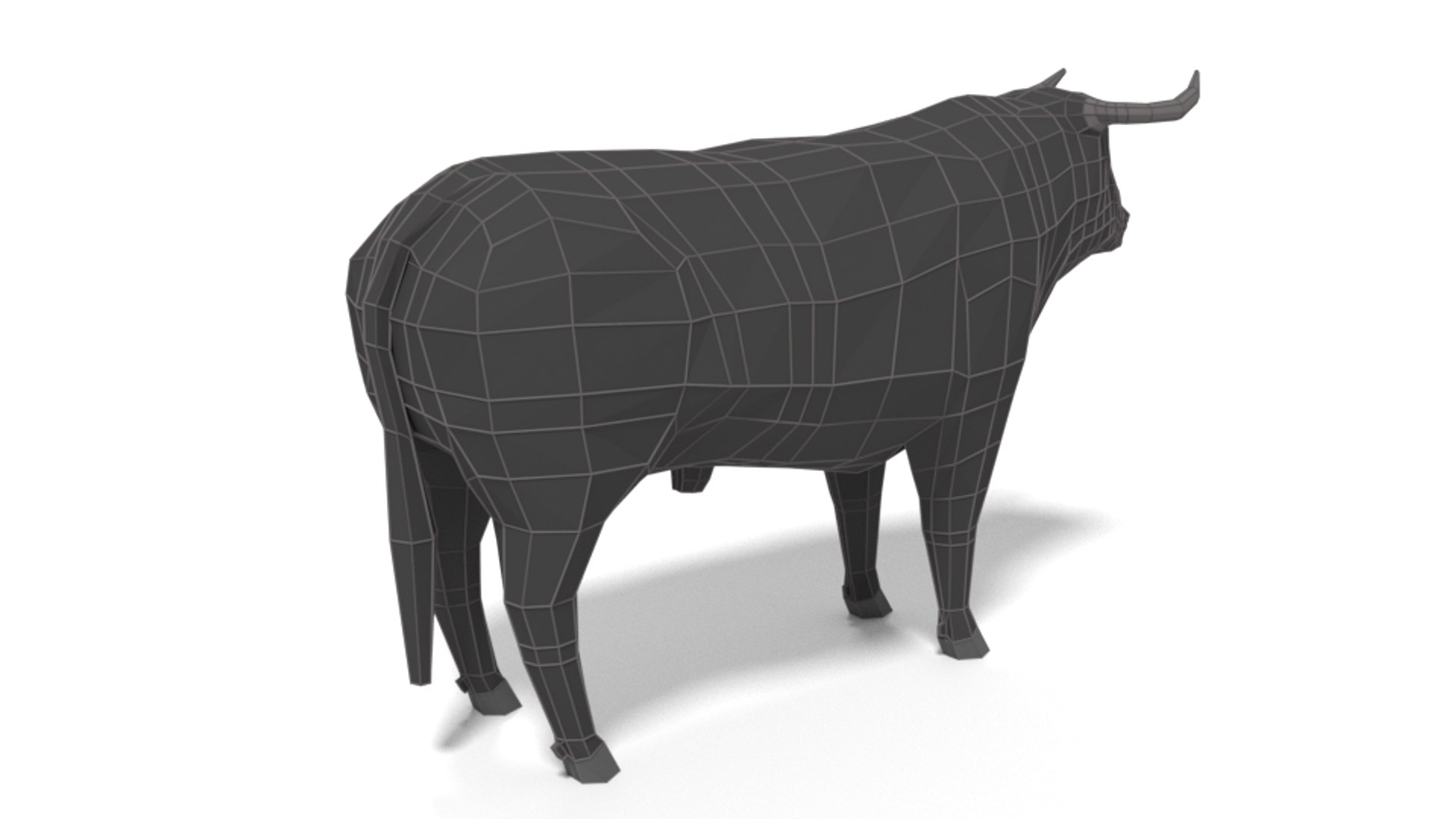 3D Bull Cartoon Model - TurboSquid 1446686