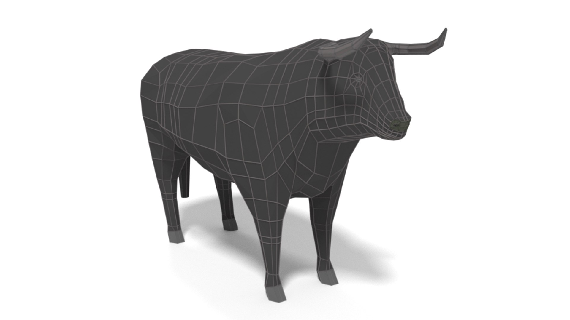 3D Bull Cartoon Model - TurboSquid 1446686