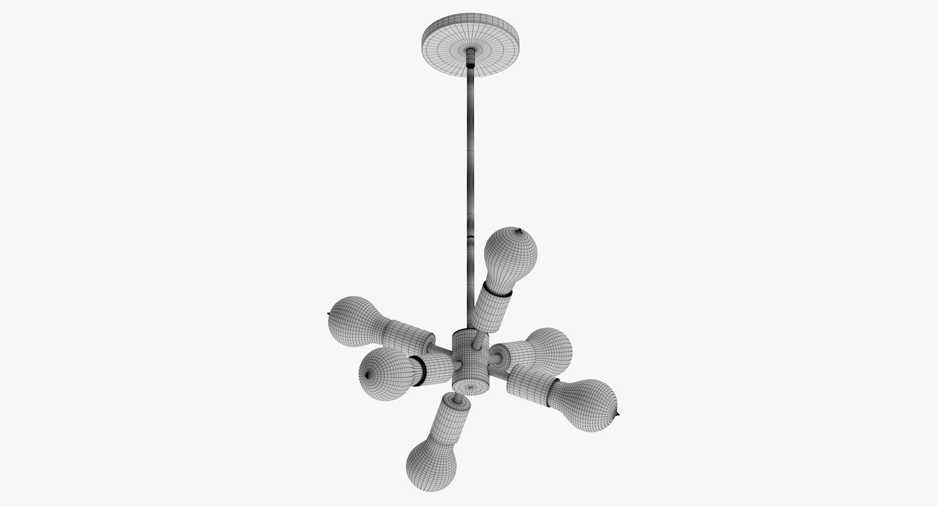 Pendant Light Mobile Chandelier 3D Model - TurboSquid 1346520
