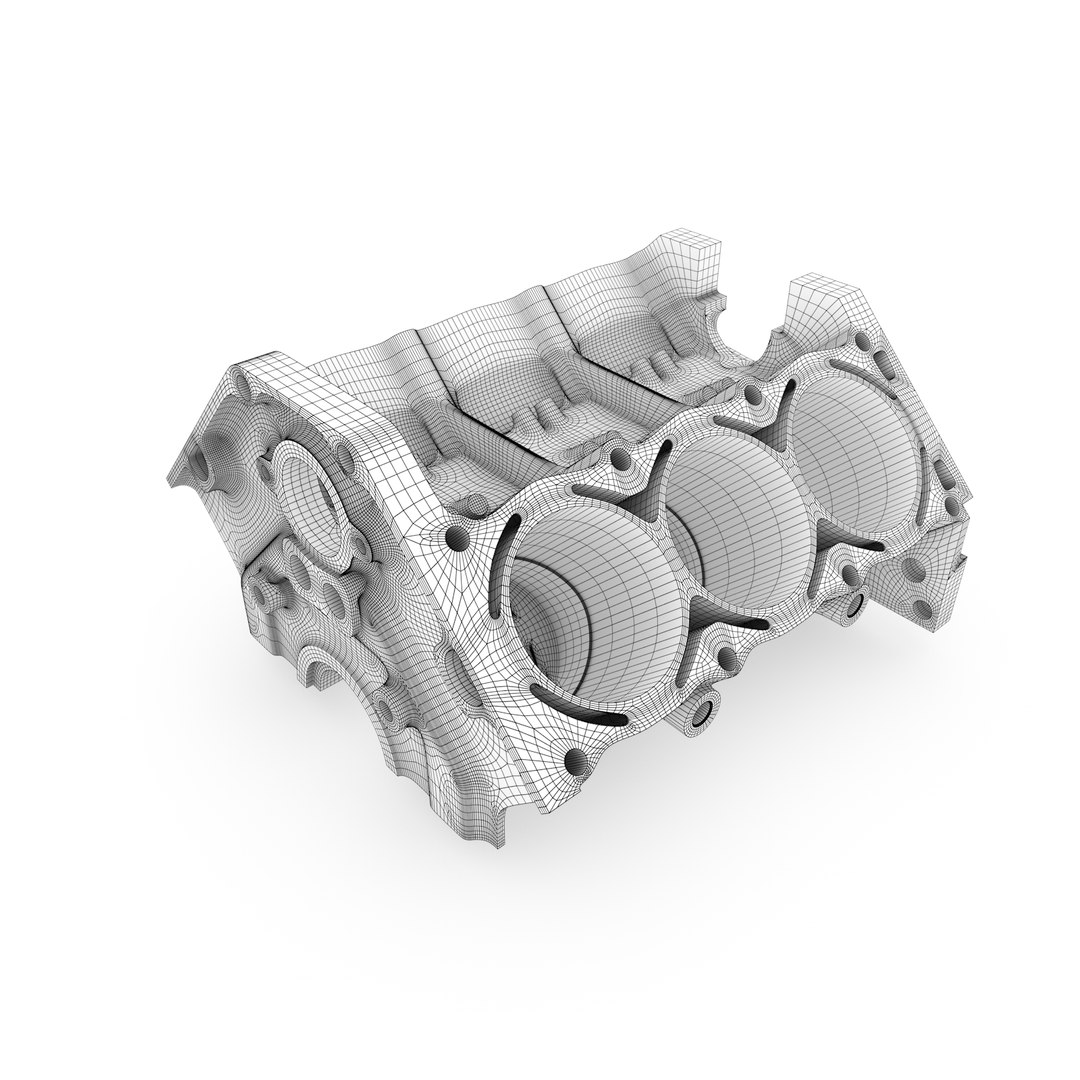 Generic Engine Block 3D Model - TurboSquid 1258618