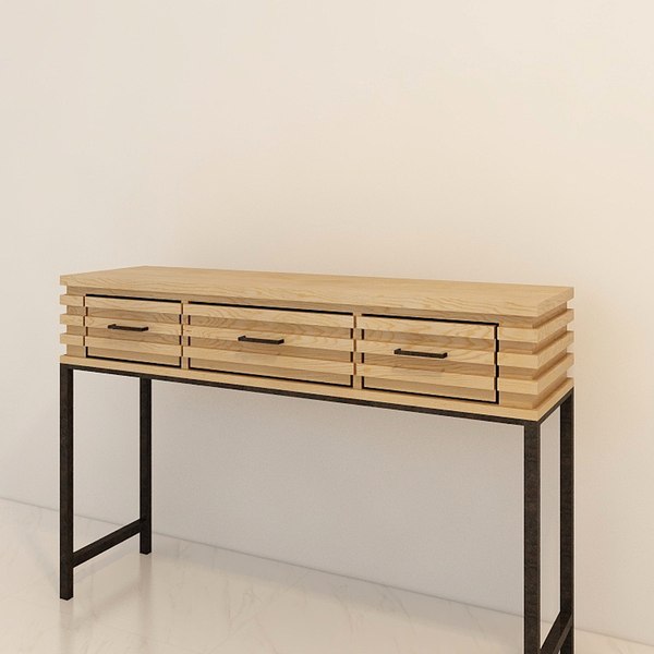 Logan console table jamie 3D - TurboSquid 1562293