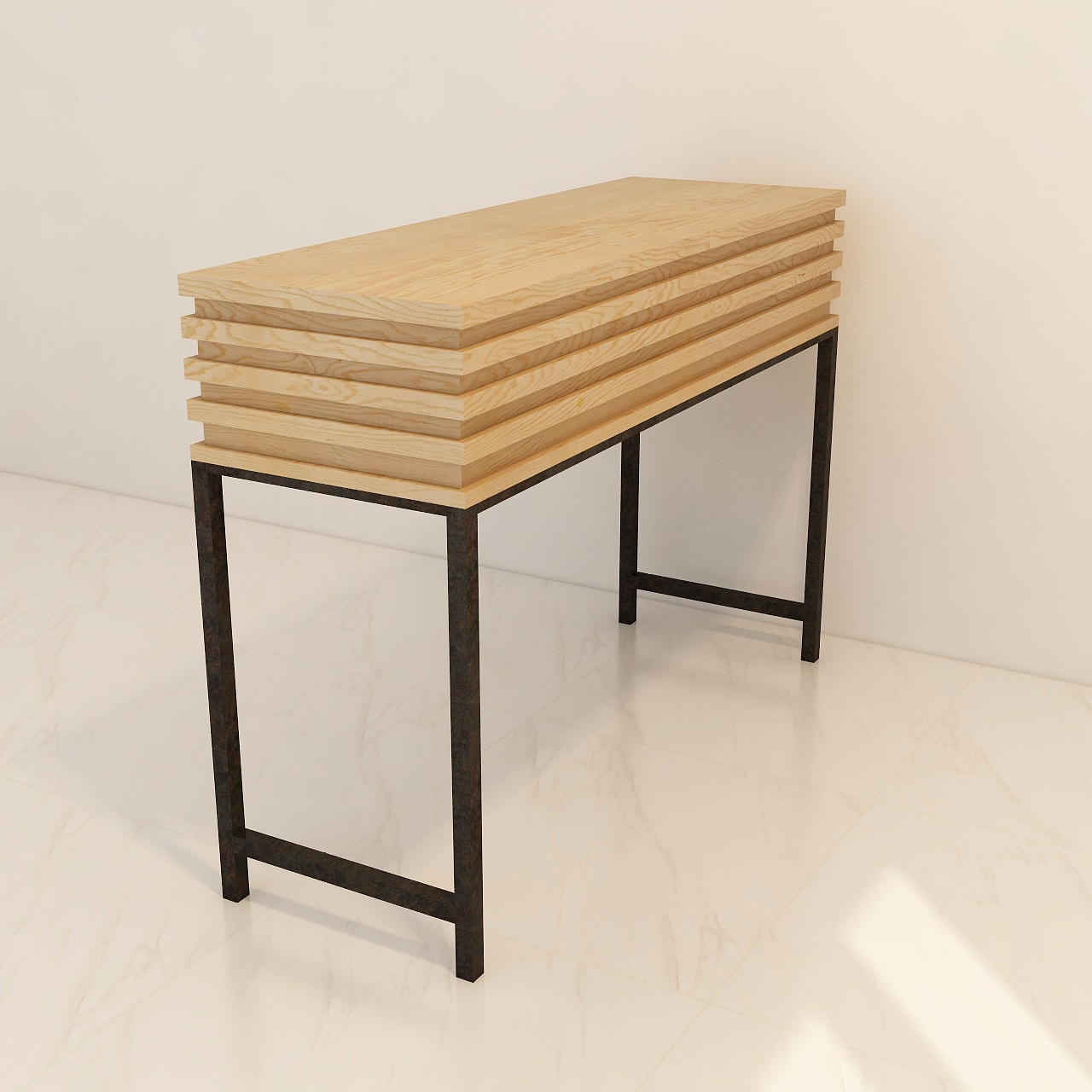 Logan console table jamie 3D - TurboSquid 1562293